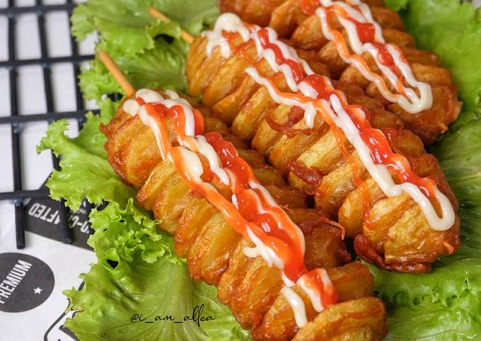 Resep Kentang Spiral Goreng oleh i_amallea - Cookpad