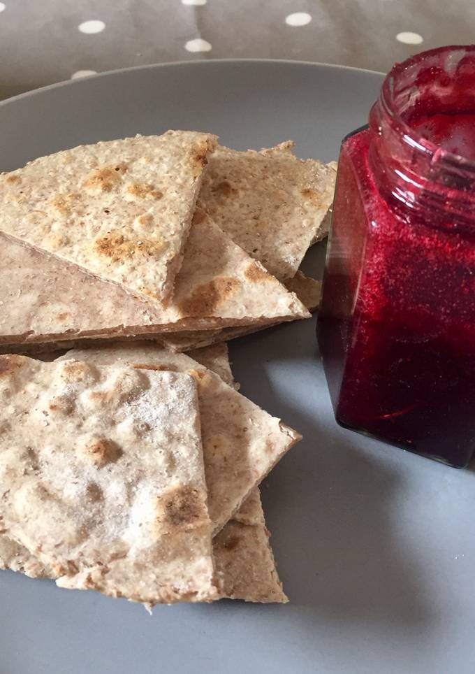 3 Ingredient 3 Minute Lunch Flatbreads Recipe by Sonia - Cookpad