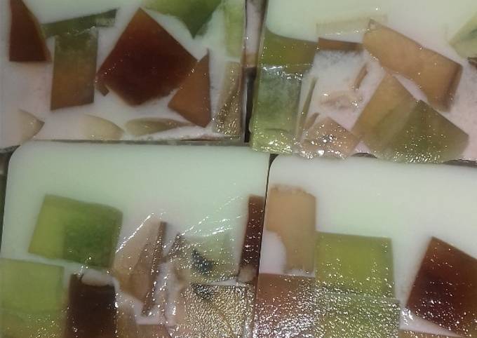 Resep Puding mozaik oleh Cicik Ary - Cookpad