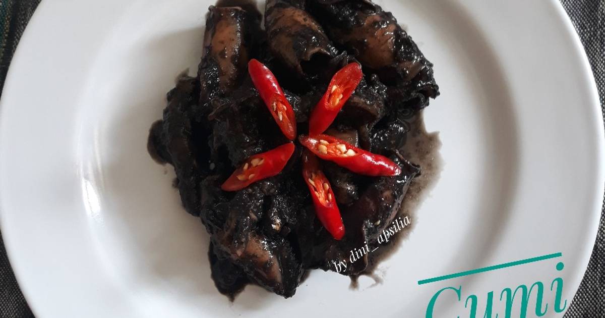 19 resep cumi item resep dari ibu enak dan mudah - Cookpad