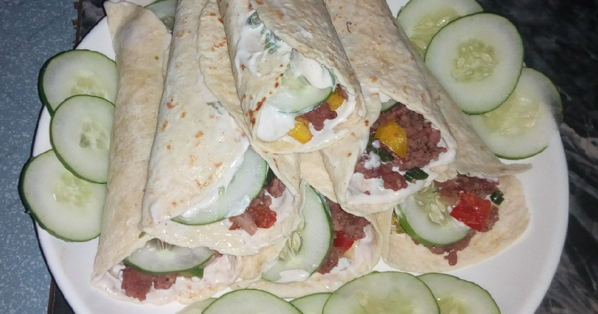 Tortillas With Mince Filling Recipe by Ogechi B Mbanugo - Cookpad