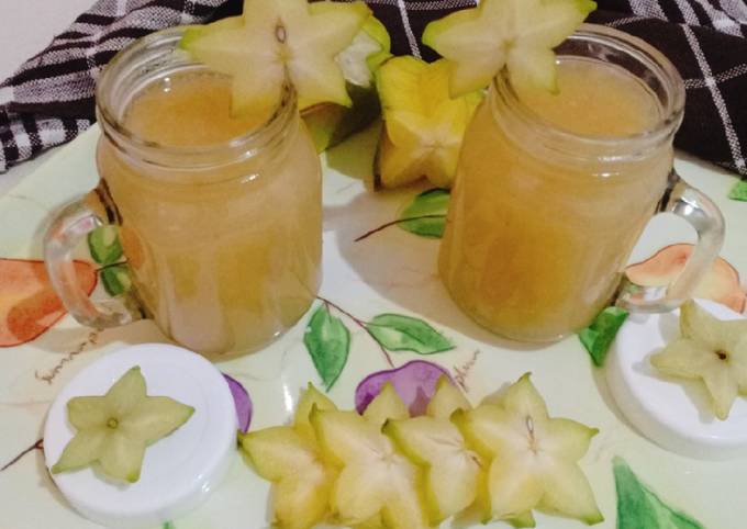 Resep Jus Belimbing Mix Apel oleh Oknisa Carolina - Cookpad