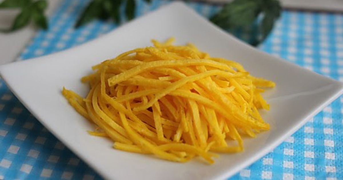 Easy! Hard To Tear! How To Make Kinshi Tamago Shredded Omelette Recipe ...