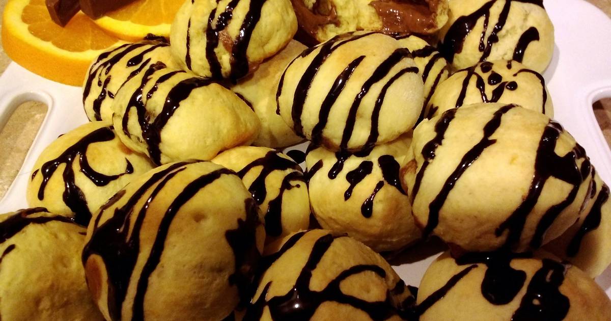 Orange chocolate puffs Recipe by Taylor Topp Comacho - Cookpad