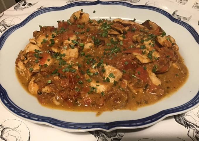 Poulet aux tomates et moutarde de Dijon de Mila Skull - Cookpad
