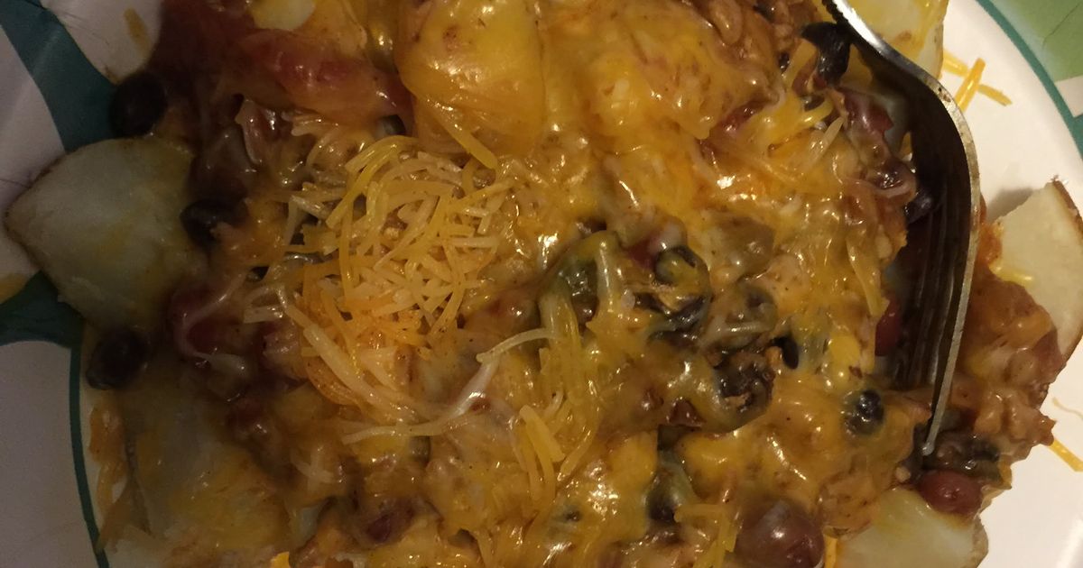 Chicken Chili Potato Poncho Recipe By Cdkaleczyc
