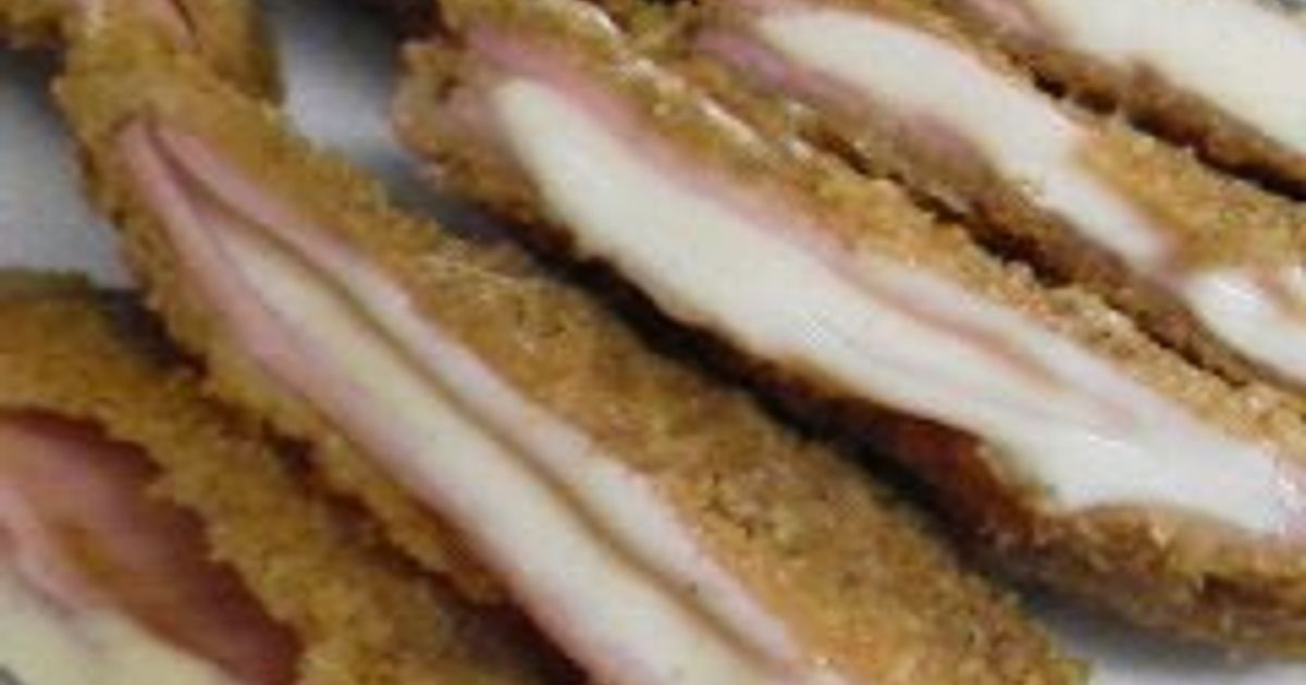 My Homemade Deep Fried Cheese And Ham Cutlets Recipe by cookpad.japan