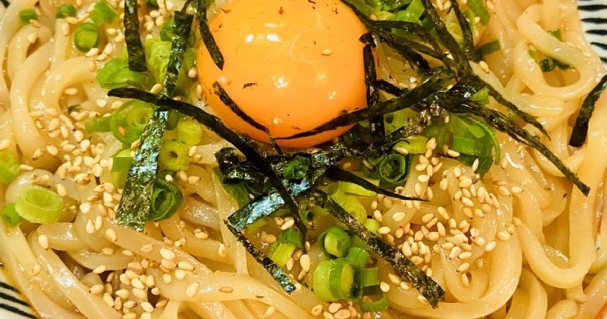 Easy Oil Noodle Style Udon With Frozen Udon Recipe by くろつぶこ