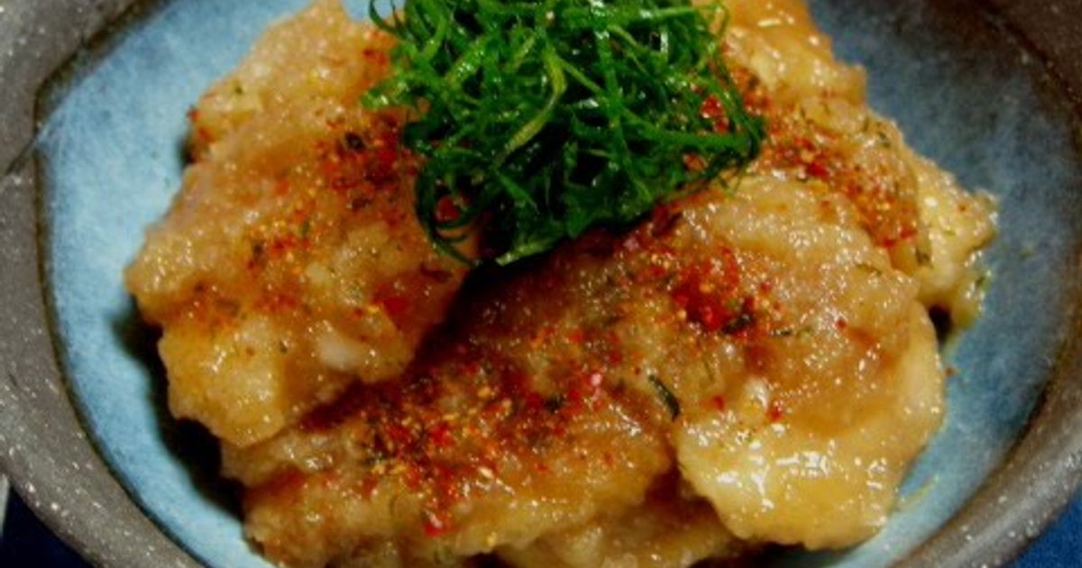 Japanese Style Sautéed Chicken Breast Mizore Stew Recipe by cookpad.japan