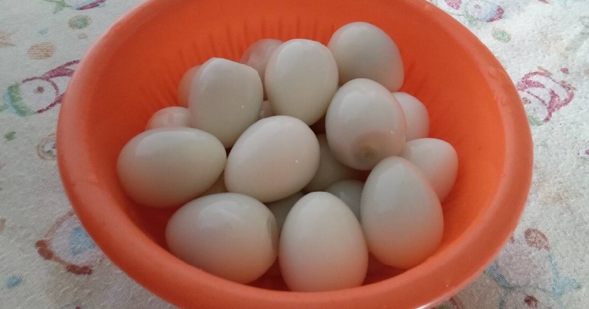 Resep Telur Puyuh Rebus oleh Erviyana Rahmawati - Cookpad