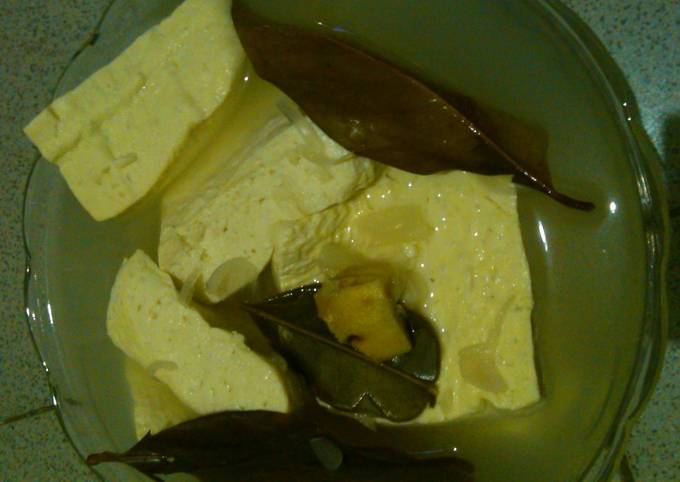 Resep Tahu rebus brambang salam oleh Madjoe Mapan - Cookpad