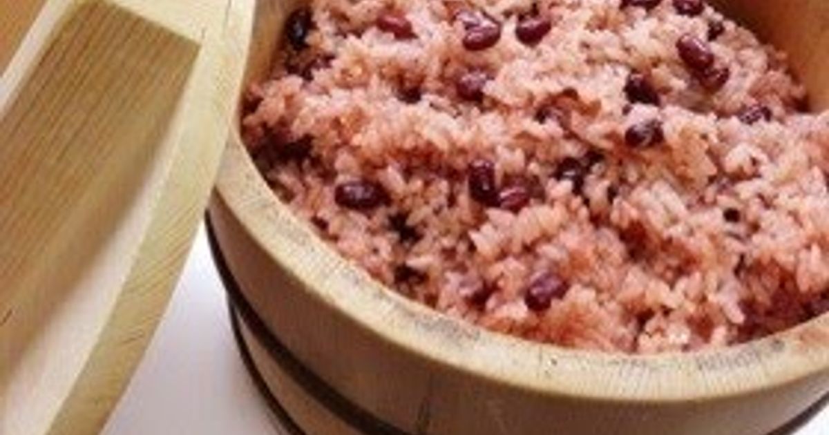 Easy Sekihan In A Rice Cooker Recipe By Cookpad.Japan