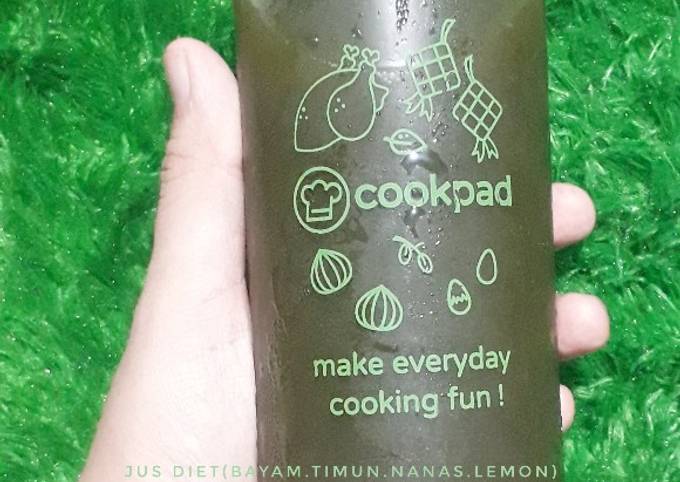 Resep Jus diet(bayam.timun.nanas.lemon) oleh Ani Brilian - Cookpad