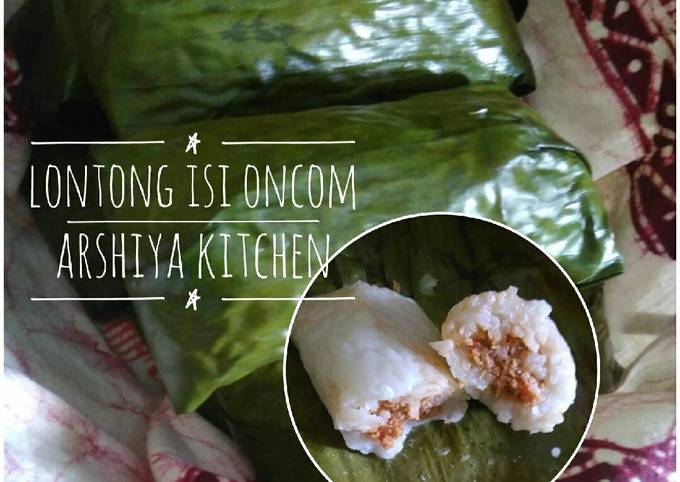 Resep Lontong Isi Oncom oleh Arshiya Kitchen - Cookpad