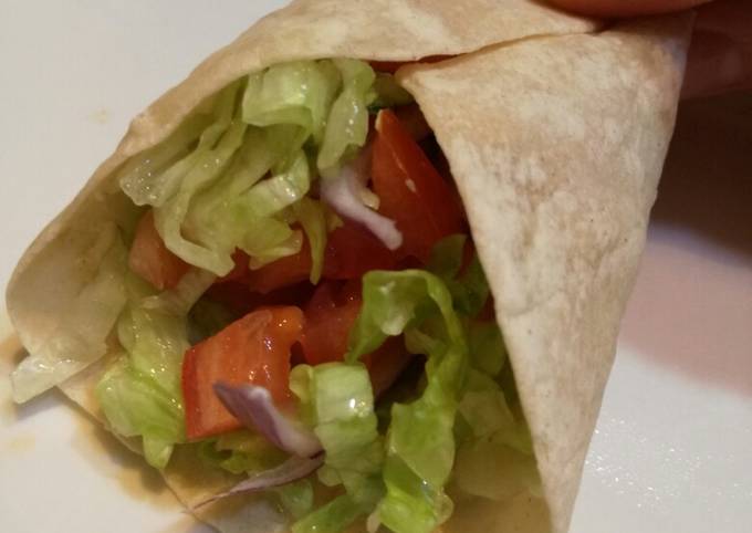 Mini wraps vegetarianos Receta de Claudia Isabel- Cookpad