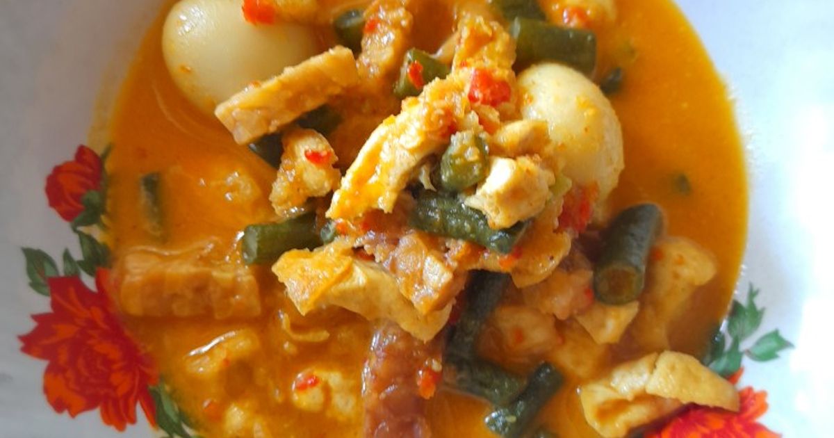 Resep Kare Tahu Tempe Telur Puyuh oleh Diaryfoodiee - Cookpad