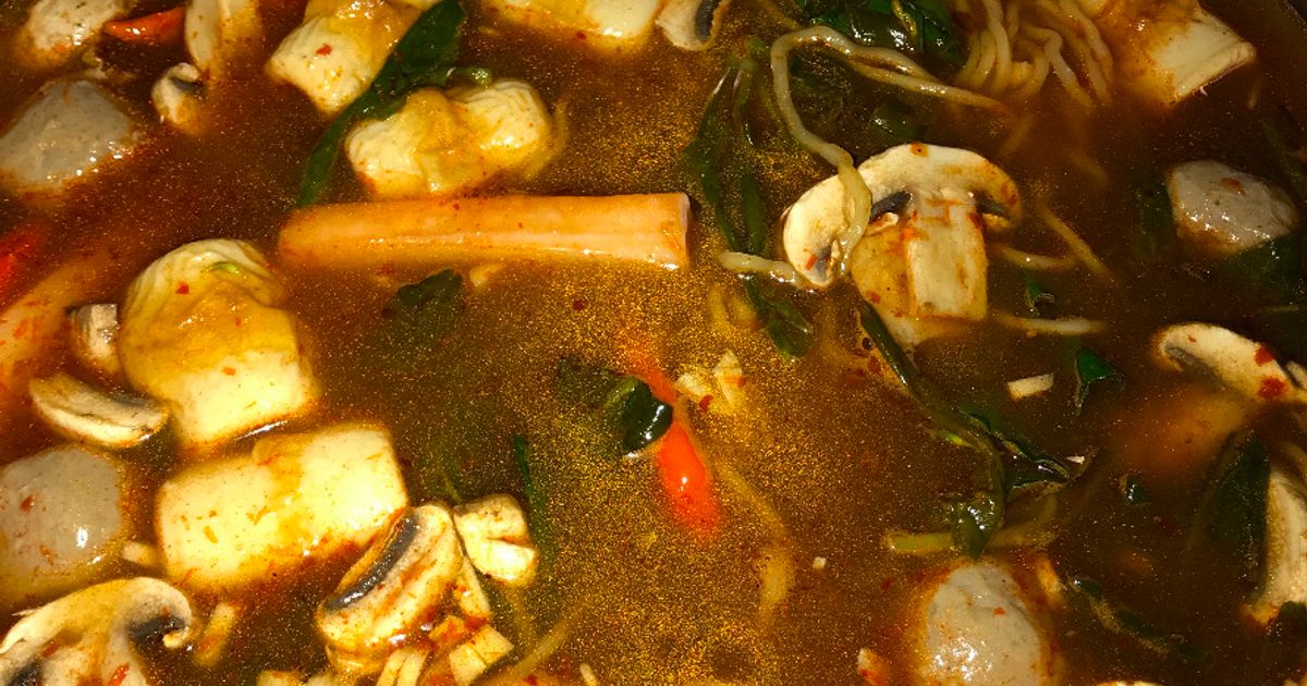 Resep Suki Tomyam Bumbu Instant oleh Shafira - Cookpad