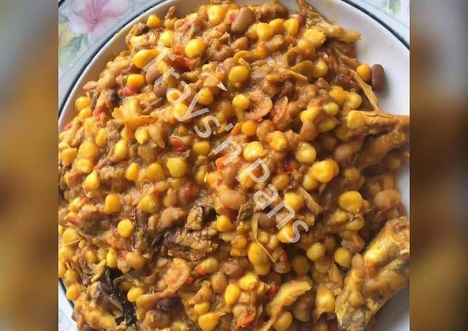 Beans & Corn (Adalu) Recipe by Peniel Ajuka - Cookpad