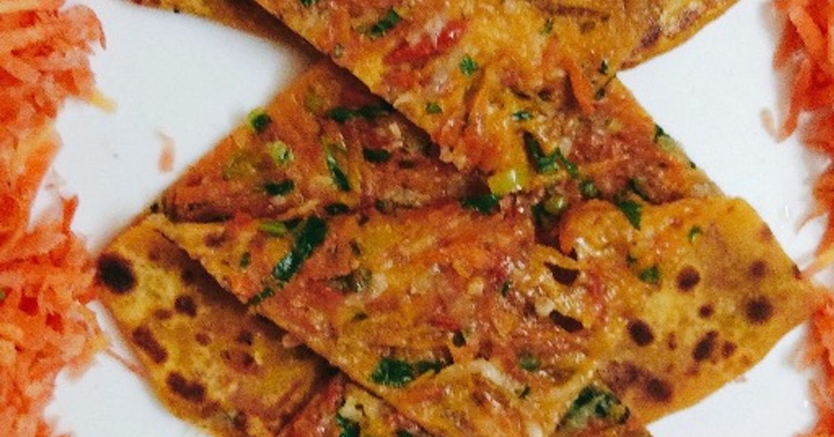 Carrot Paratha Recipe by SUMAN WADHWA - Cookpad