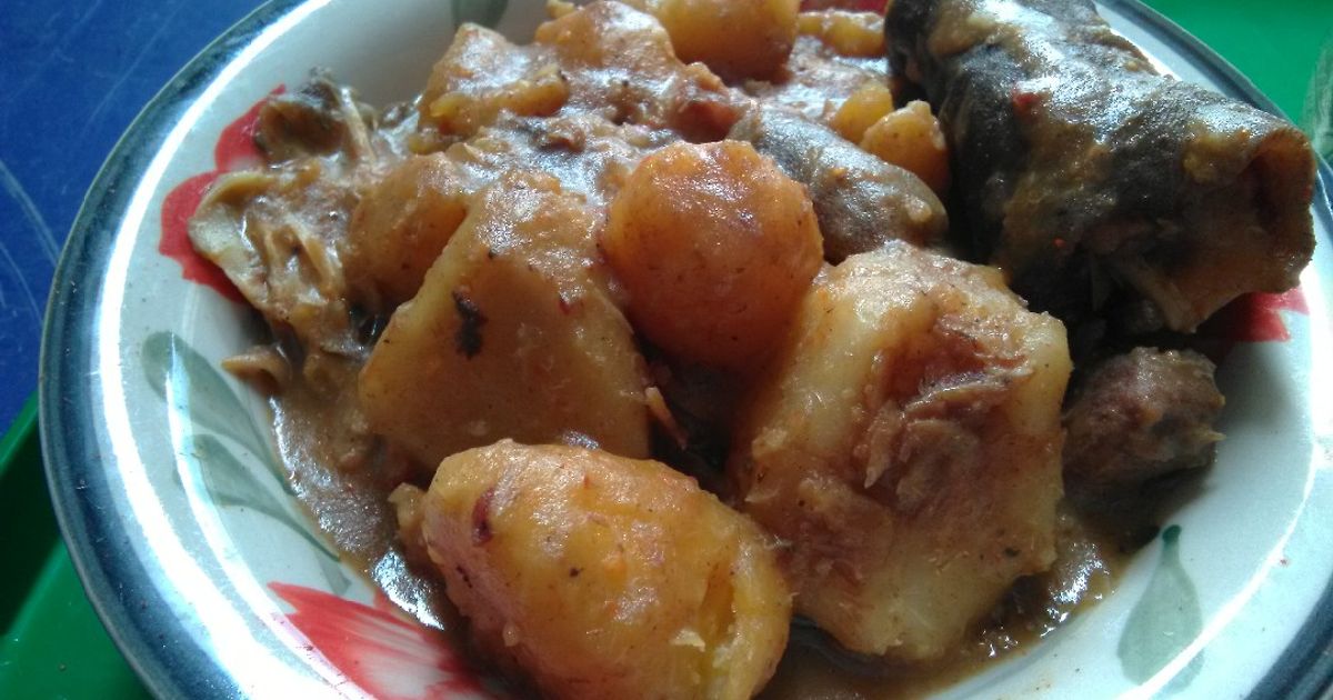 Ukodo (Goat Meat With Yam, Cocoyams And Plantain Pepper Soup Recipe by ...