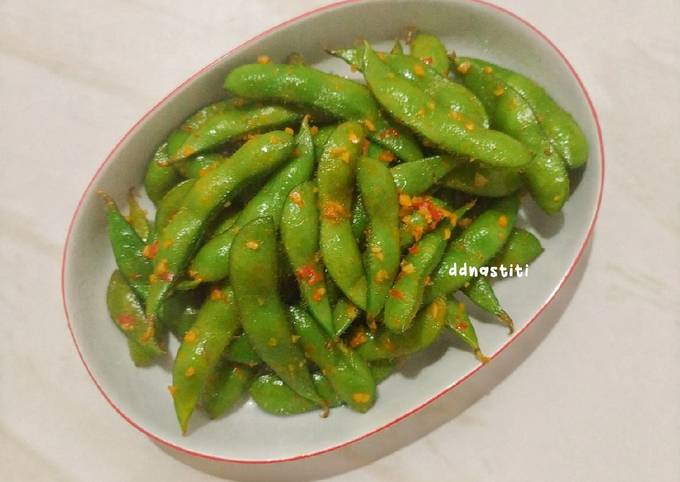 Resep Spicy Garlic Edamame oleh Dini Dwi Nastiti - Cookpad