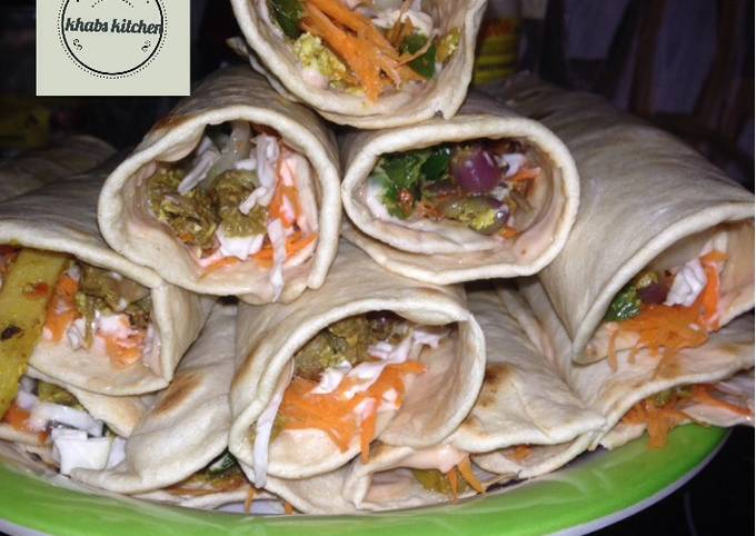 Simple shawarma Recipe by Khabs kitchen - Cookpad