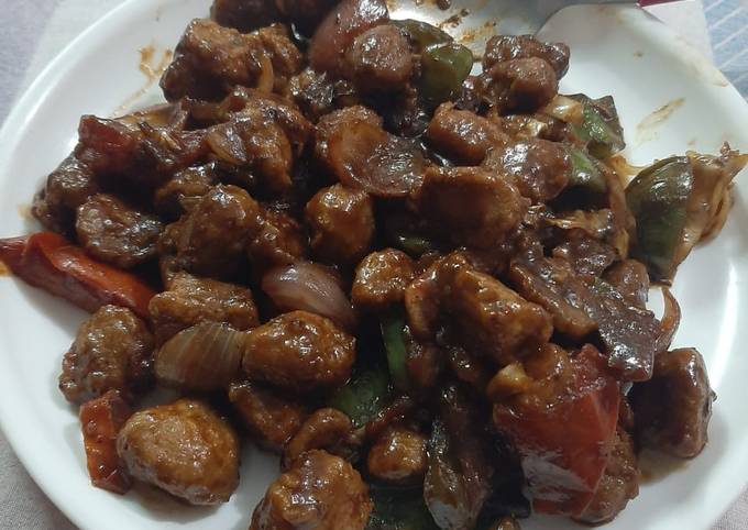 Chilli soya chunks Recipe by Neha Gera - Cookpad