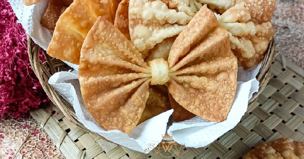 Resep Kulit Pangsit Kriuk oleh pawon mommy najam - Cookpad
