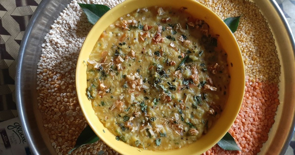 मिक्स डाळींची खिचडी (Mix Daliche Khichdi Recipe In Marathi) रेसिपी ...