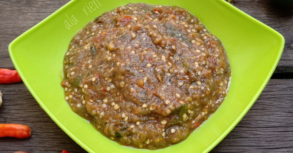 Resep Sambal Terong Rebus oleh Ririn Kristanti - Cookpad