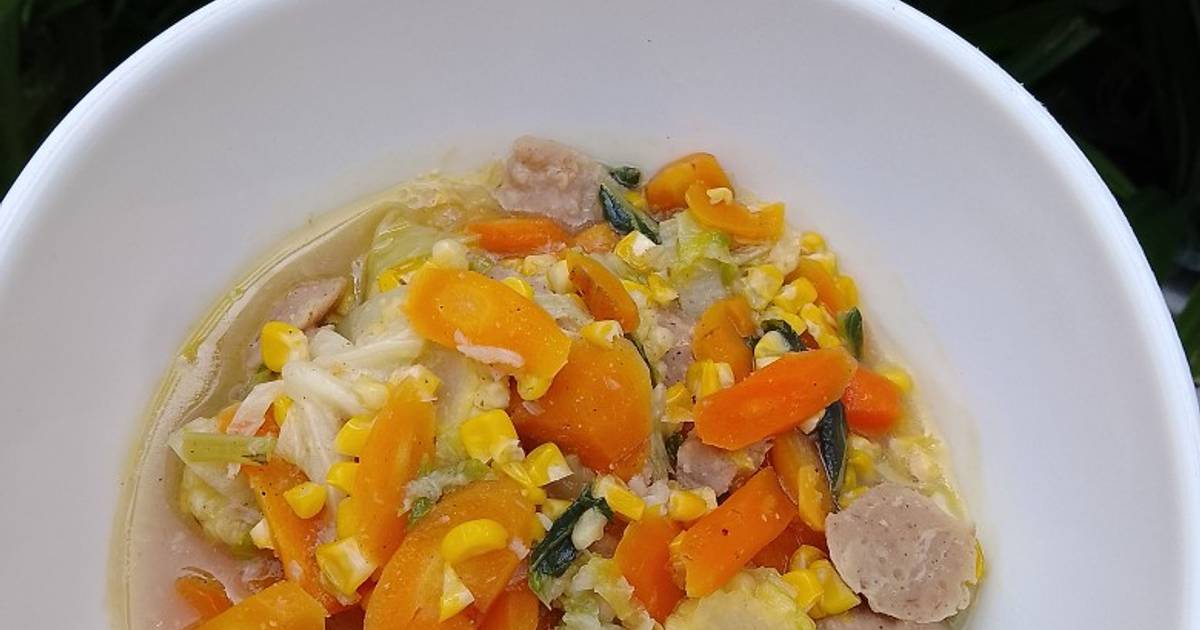 Resep Capcay bakso kuah oleh Intanwarningsih - Cookpad