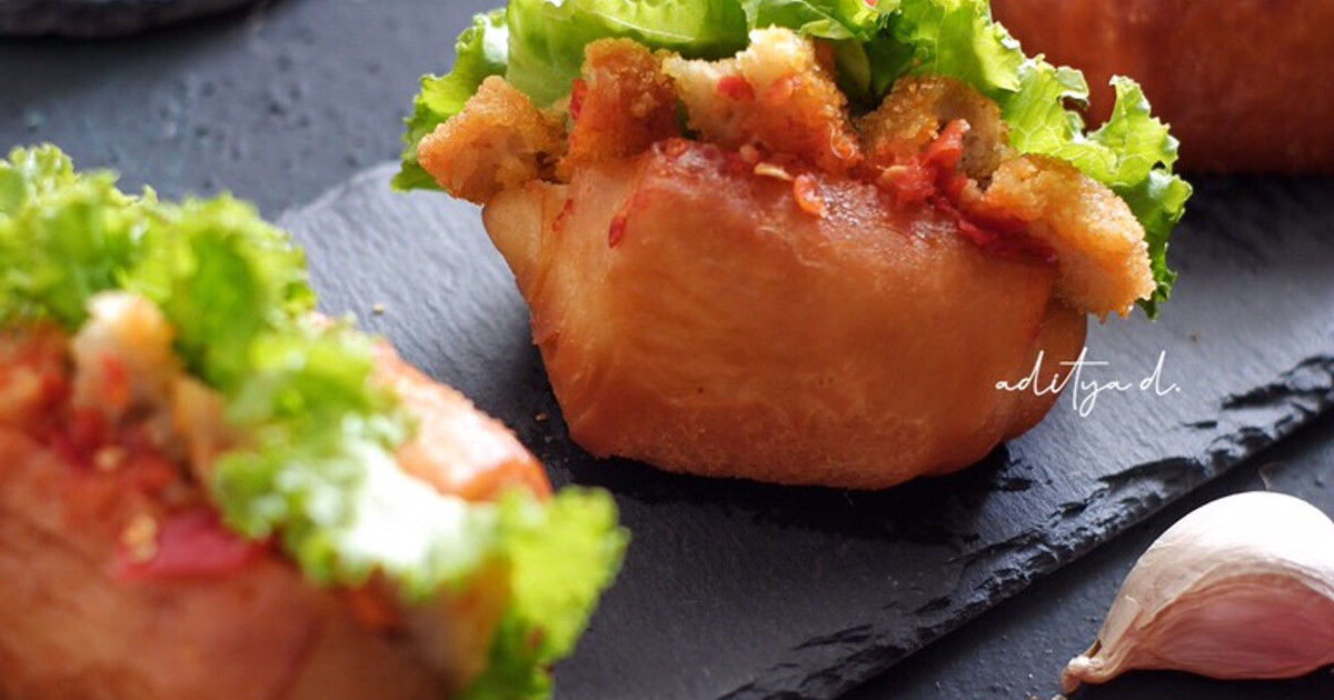 Resep Mantao Goreng Isi Nugget Geprek oleh Aditya Damayanti - Cookpad