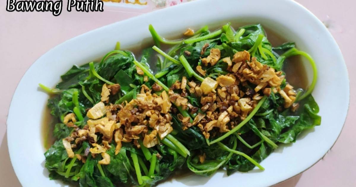 Resep Bayam Tumis Bawang Putih oleh Lailazegaff - Cookpad