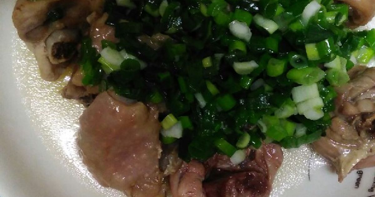 Resep Daun Bawang Plus Ayam Simple (Chong You Chi), oleh Moalerdi ...