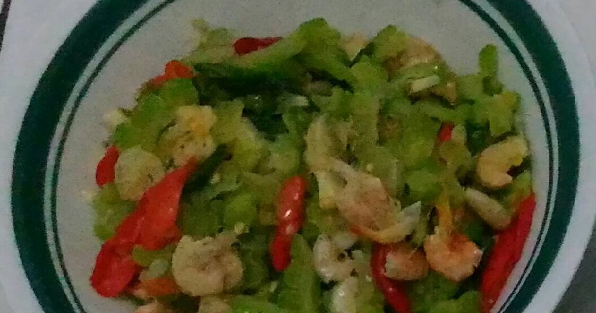 Resep Tumis Pare Udang oleh Dwinta Pratiwi - Cookpad