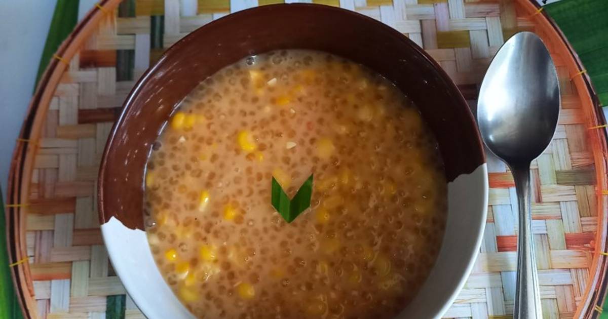 Resep Bubur Jagung Sagu Mutiara oleh Diah Pohan - Cookpad