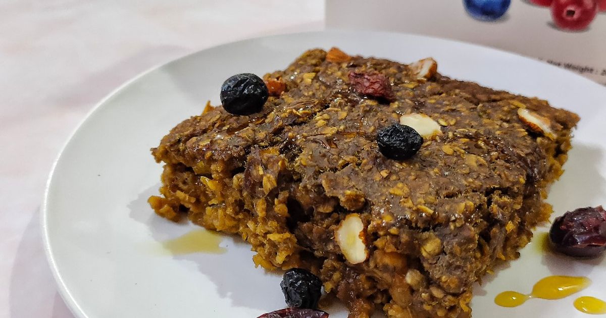 Coffee Baked Oats Recipe by Vertika Tyagi - Cookpad