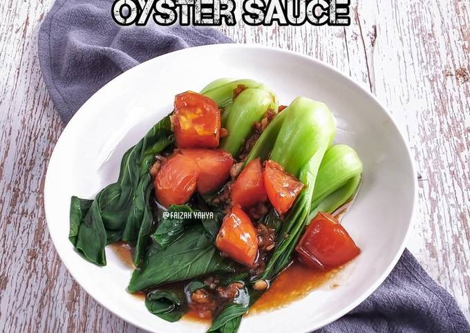 Resipi Siew pak choy oyster sauce oleh Faizah Yahya(Mrs Peija) - Cookpad
