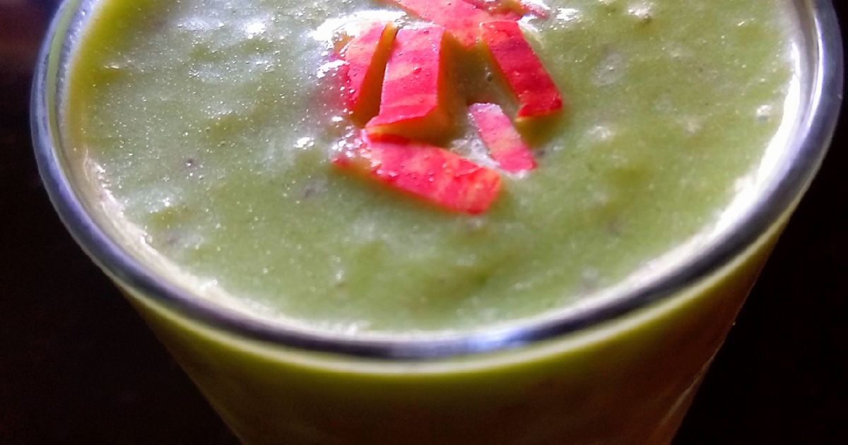 Green Milkshake Recipe by Suchitra S(Radhika S) - Cookpad