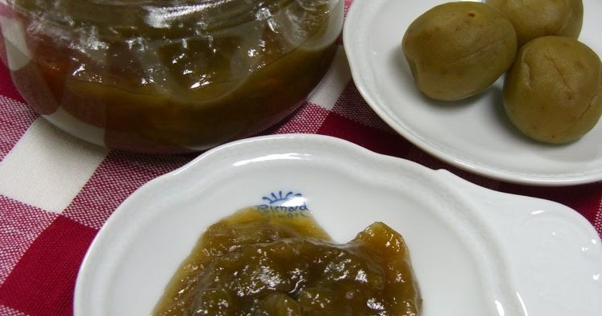 Umeshu Plum Jam Recipe by cookpad.japan