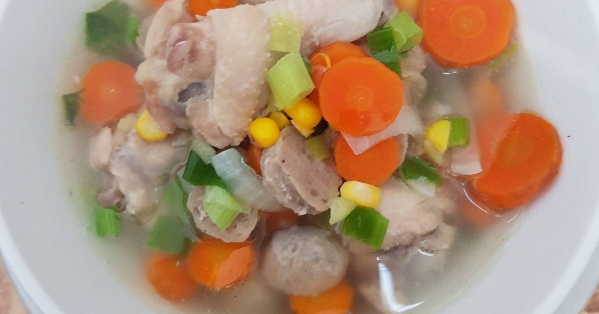 50 resep sup sehat ayam kampung enak dan mudah - Cookpad