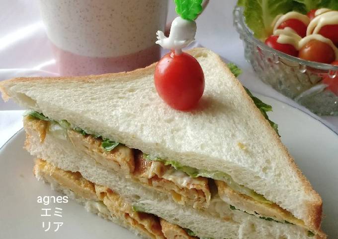 Resep Tamagoyaki Sandwich 🥪 Oleh Agnes エミリア 💕 Cookpad