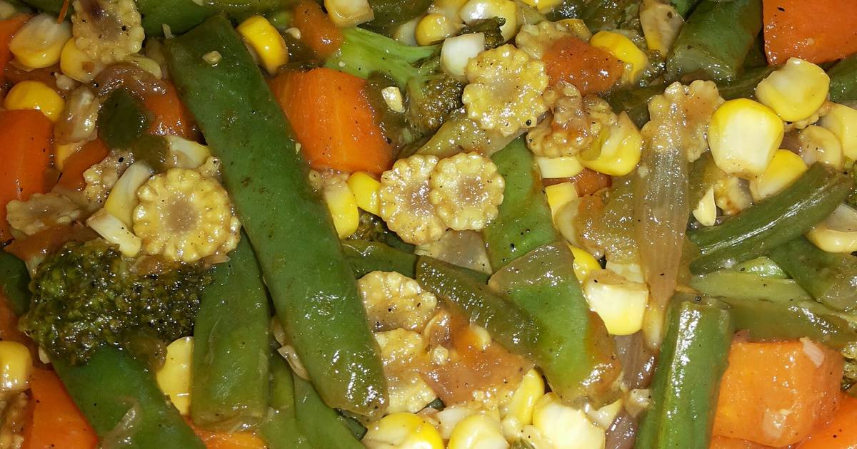 Colorful Mixed Vegetables Recipe by Tiara - Cookpad