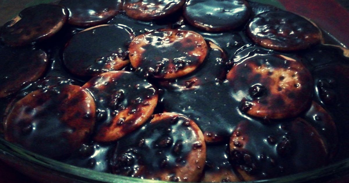 Easy Chocolate Biscuit Pudding Recipe by romikavinda