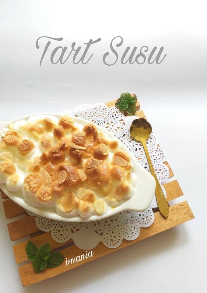 Resep Tart Susu Khas Minang (Less Sugar) oleh Imania Rosida - Cookpad
