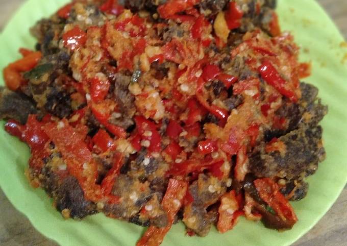 Resep Daging dendeng sapi balado,praktis.. oleh sisi - Cookpad