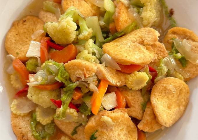 Resep Sapo Tahu Capcay oleh Nur Fatimah - Cookpad