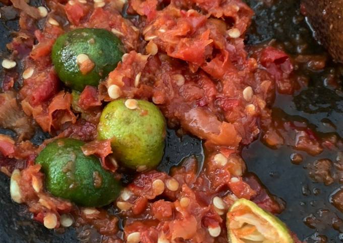 Resep Sambel Tempong satset watwet oleh Yustika Natalia - Cookpad