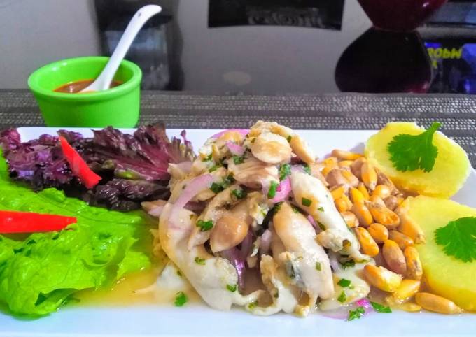 Cebiche de machas👍🇵🇪 Receta de Lily Correa - Cookpad