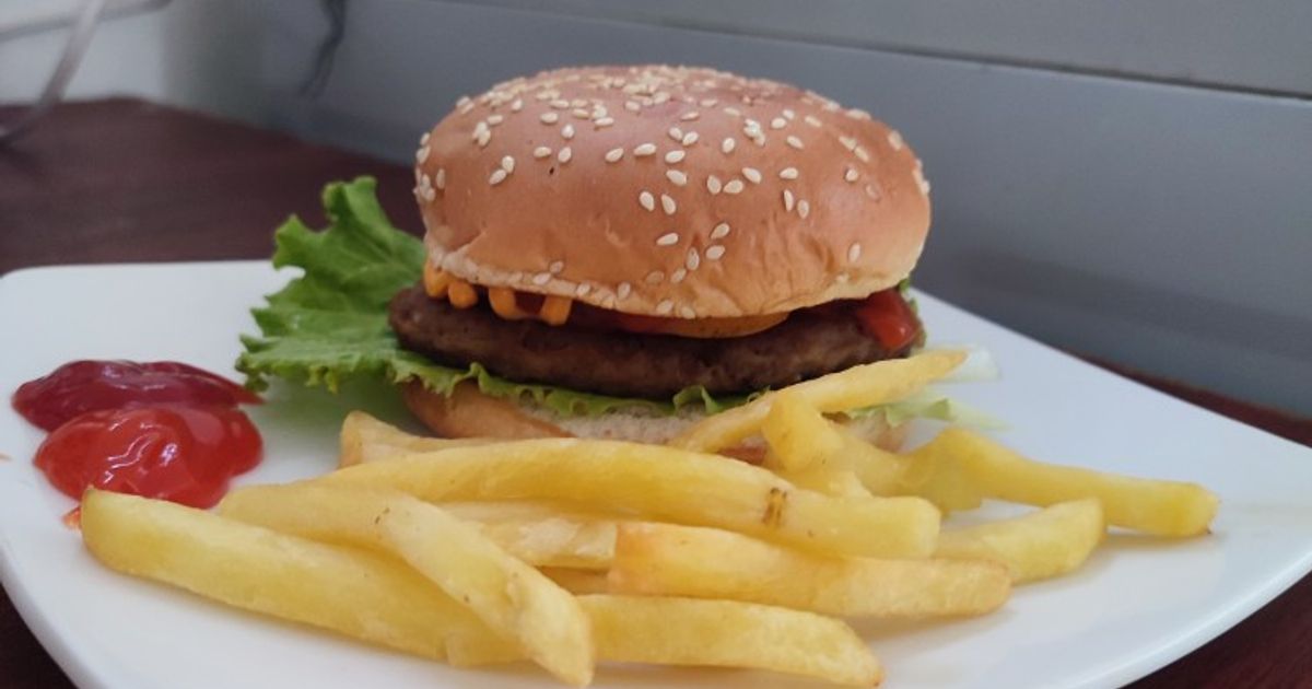 Resep Burger Fast Food oleh lindaalindong - Cookpad